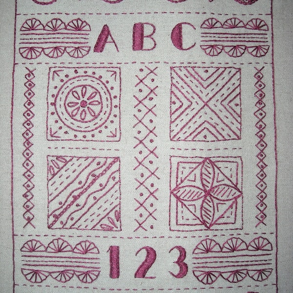 Embroidery Sampler Pattern - Etsy