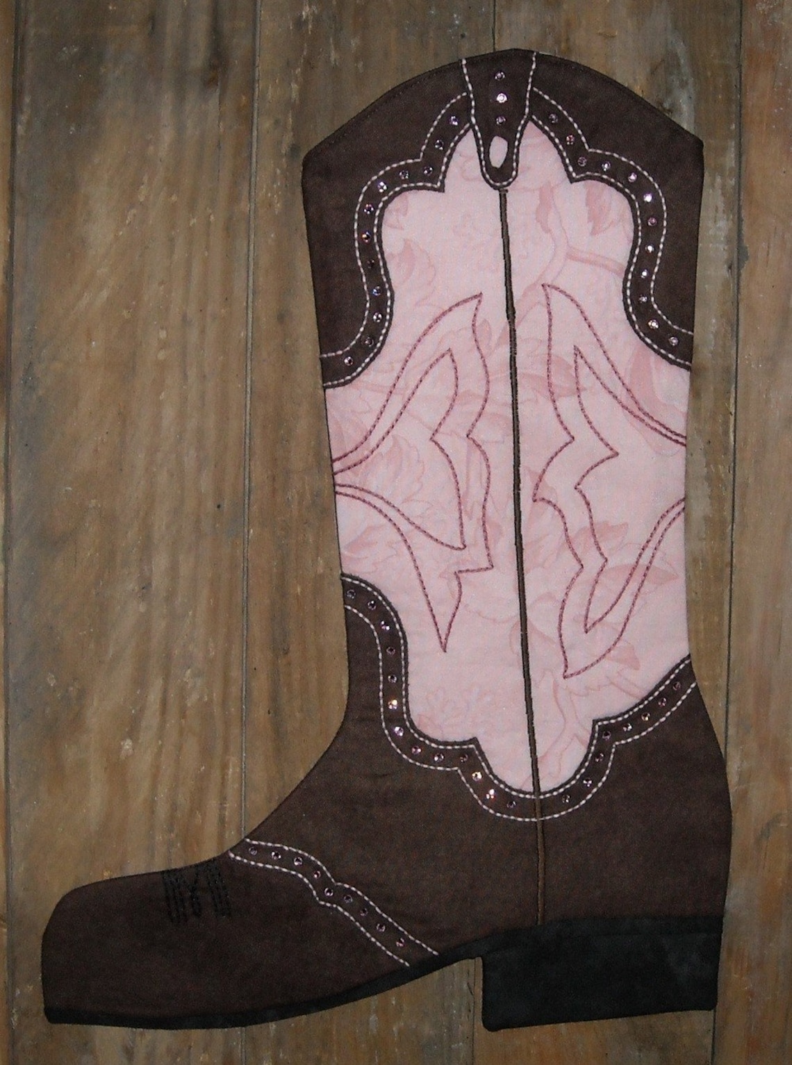 Cowboy Boot Christmas Stocking Pattern, 2009 PDF Version - Etsy