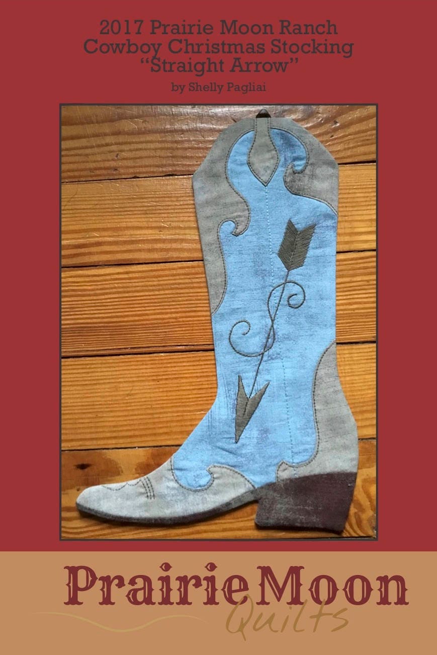 Cowboy Boot Christmas Stocking Pattern 2017 PDF Version - Etsy