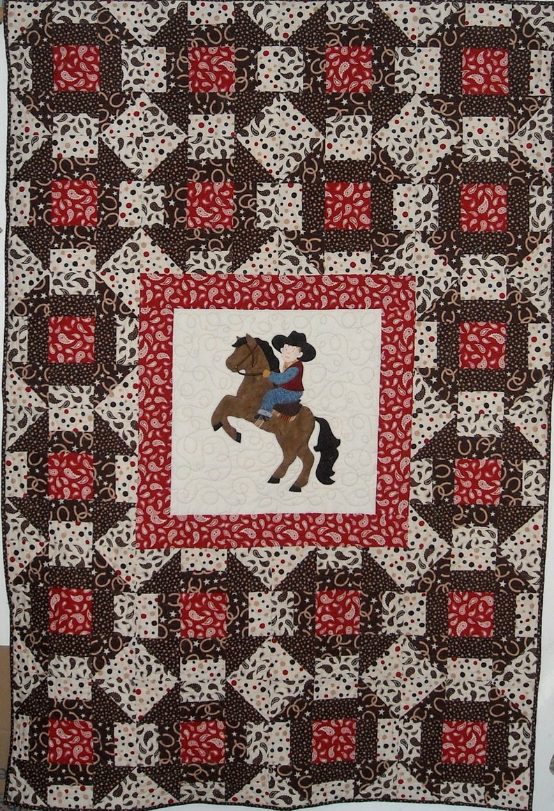 Lil Cowpokes Cowgirl Cowboy Quilt Pattern - Etsy