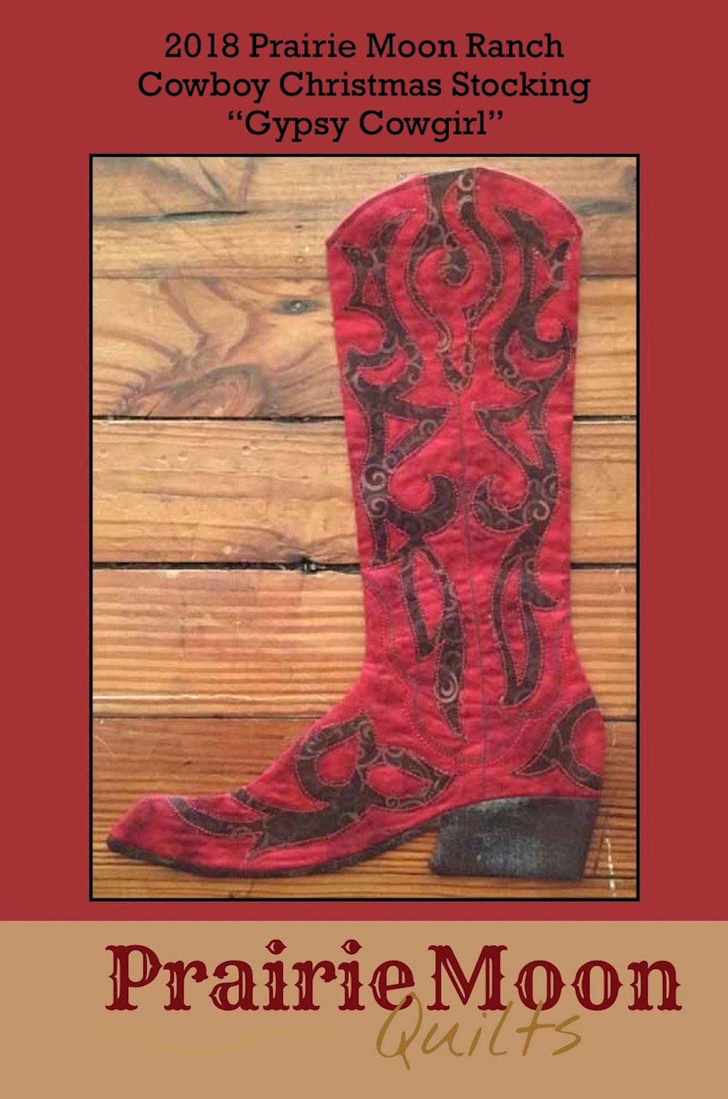 Cowboy Boot Christmas Stocking Pattern 2018 PDF Version - Etsy