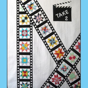 Take Two Movie-themed Pieced Quilt Pattern, PDF Version - Etsy