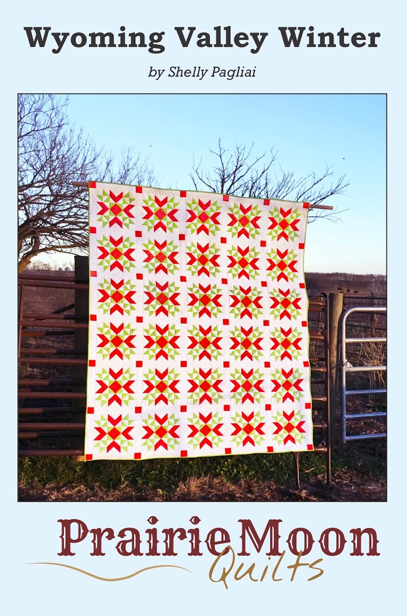 Wyoming Valley Winter Quilt Pattern Print Version - Etsy