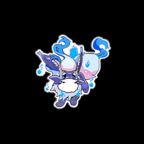 Eevee and Hisuian Zorua Pokémon Fusion Pin Pokémon Fusion Pin Eevee Pin ...