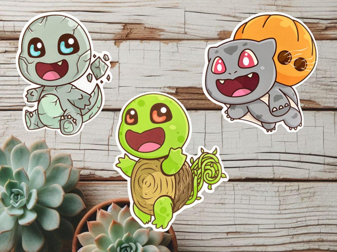 YOU PICK 3 Inch FAKEMON Sticker Waterproof Pokemon Sticker for Laptops ...