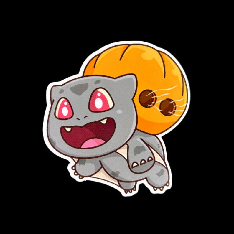 Flying Bulbasaur Pokémon Sticker Bulbasaur Type Swap Decal Pokémon ...