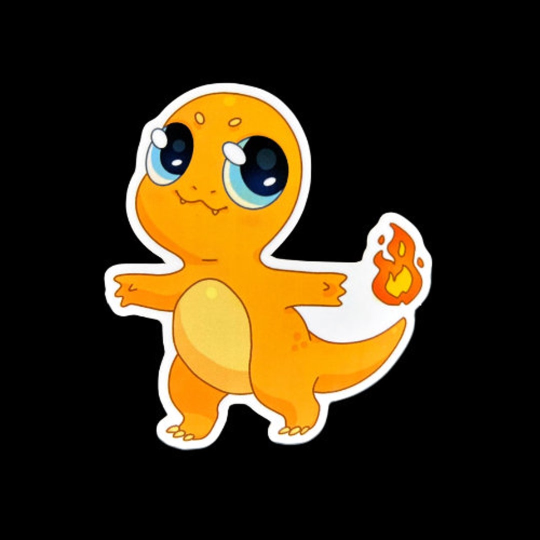 Baby Charmander Pokémon Sticker Video Game Sticker Fire Fist Charmander ...