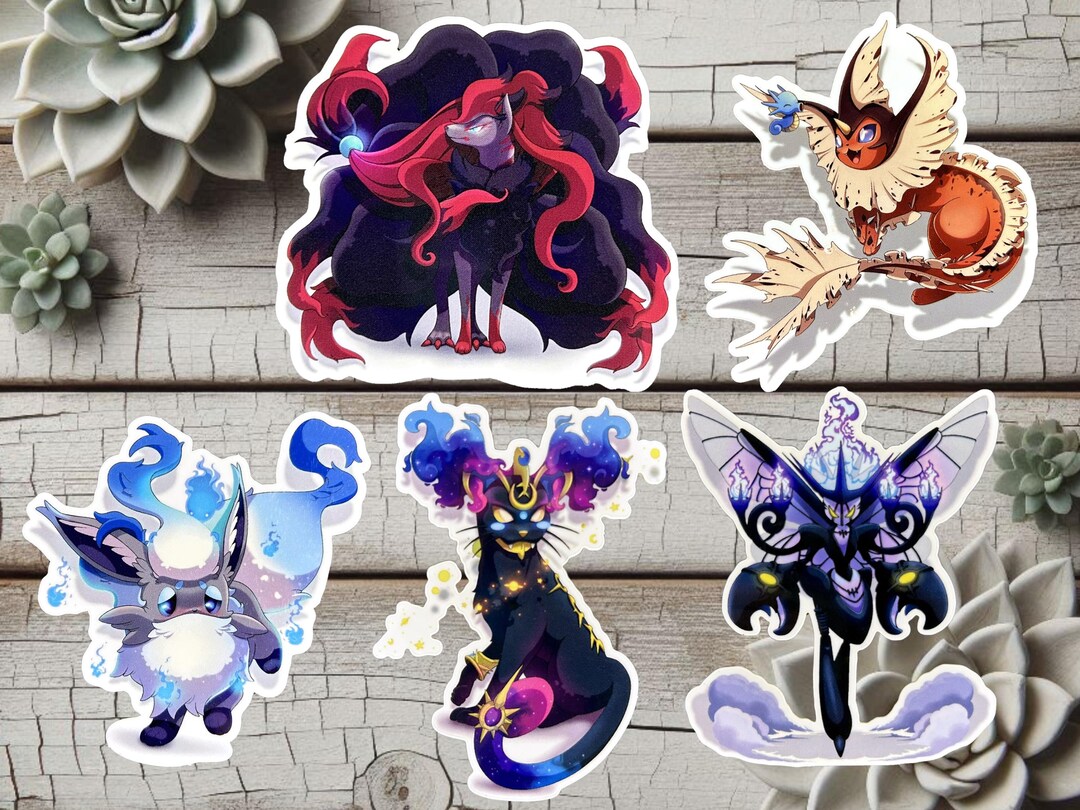 YOU PICK 3 Inch Fakemon Sticker Waterproof Pokemon Sticker for Laptops ...