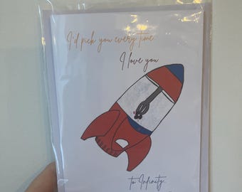 I Love You to Infinity and Beyond - Romantic Birthday, Valentine ...