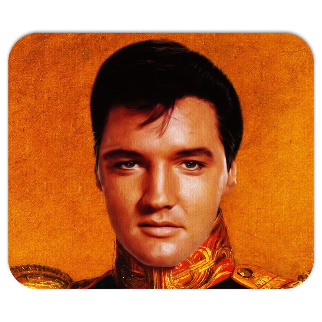 Elvis - Presley - Mousepad - Portrait - - Etsy