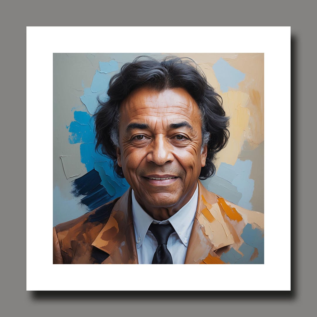 Johnny Mathis - Portrait - Limited Edition - Signed - Numbered - Print ...