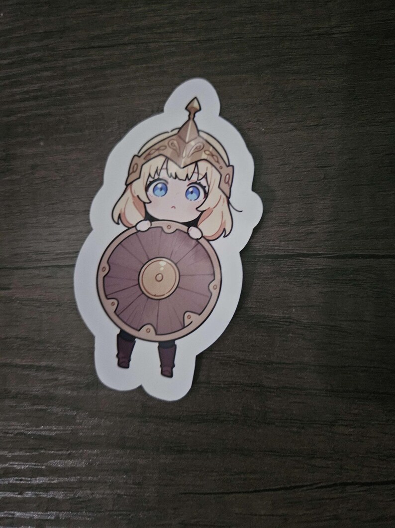 Shield Maiden Chibi Sticker| Vinyl Sticker | Single Sticker & Sticker ...