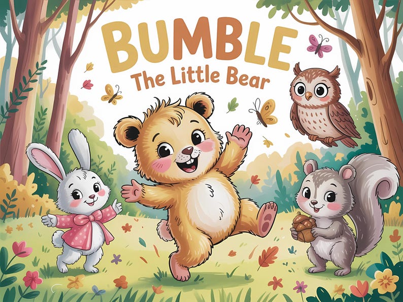 Children's Book | Bumble the Little Bear | Kids Audiobook & Ebook ...