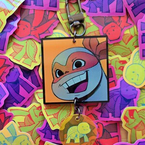 Big & Baby ROTTMNT Keychains - Etsy