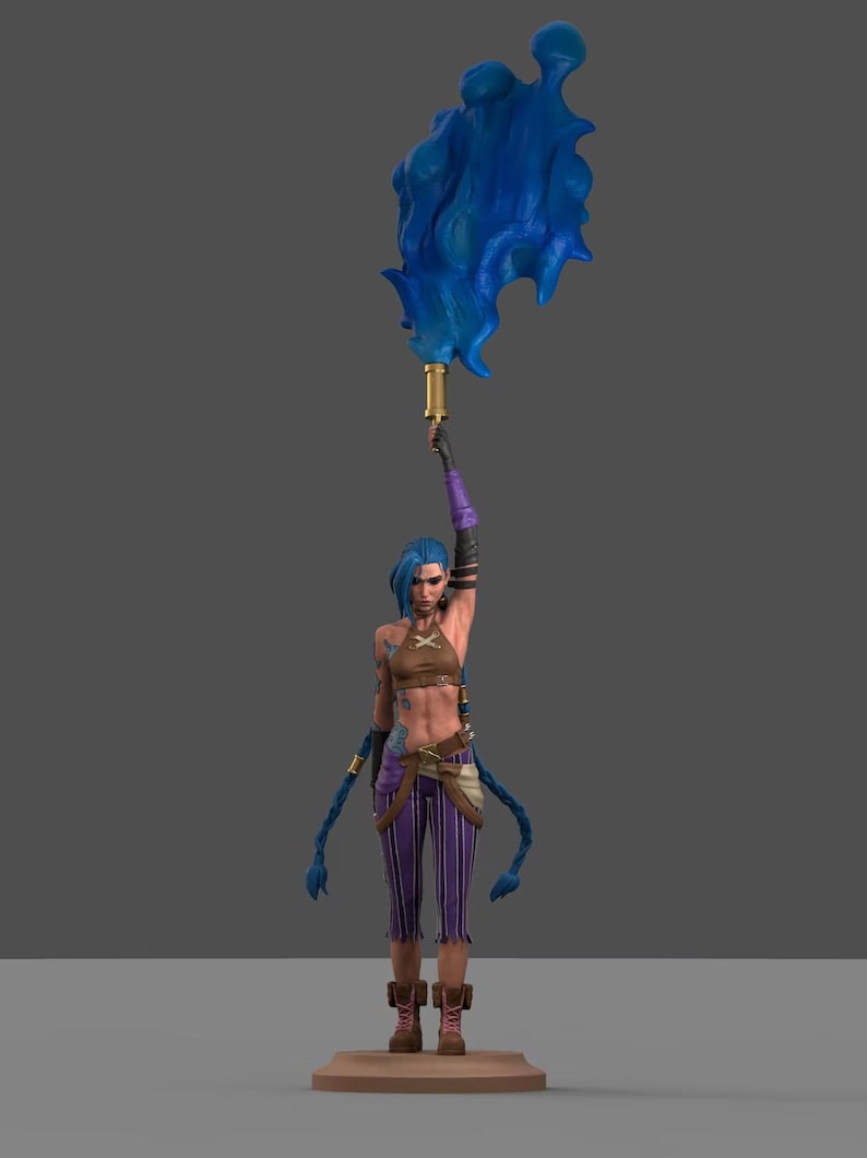 Jinx Arcano Modelo STL League of Legends - Etsy México