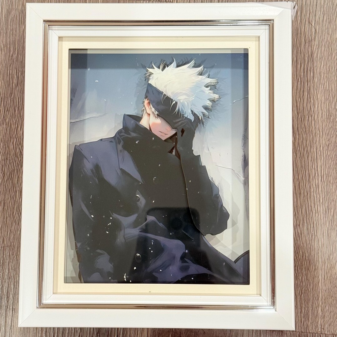 3D Jujutsu Kaisen Gojo Satoru Shadow Boxmultilayer 3D Wall Table Art ...