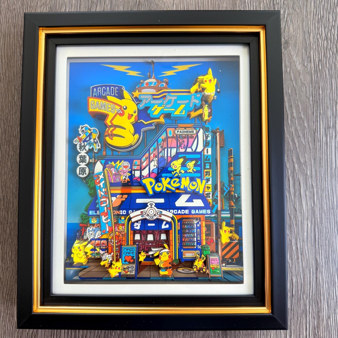 3D Japanese Anime Shadow Box Art Multilayer 3D Wall Table Art, Anime ...