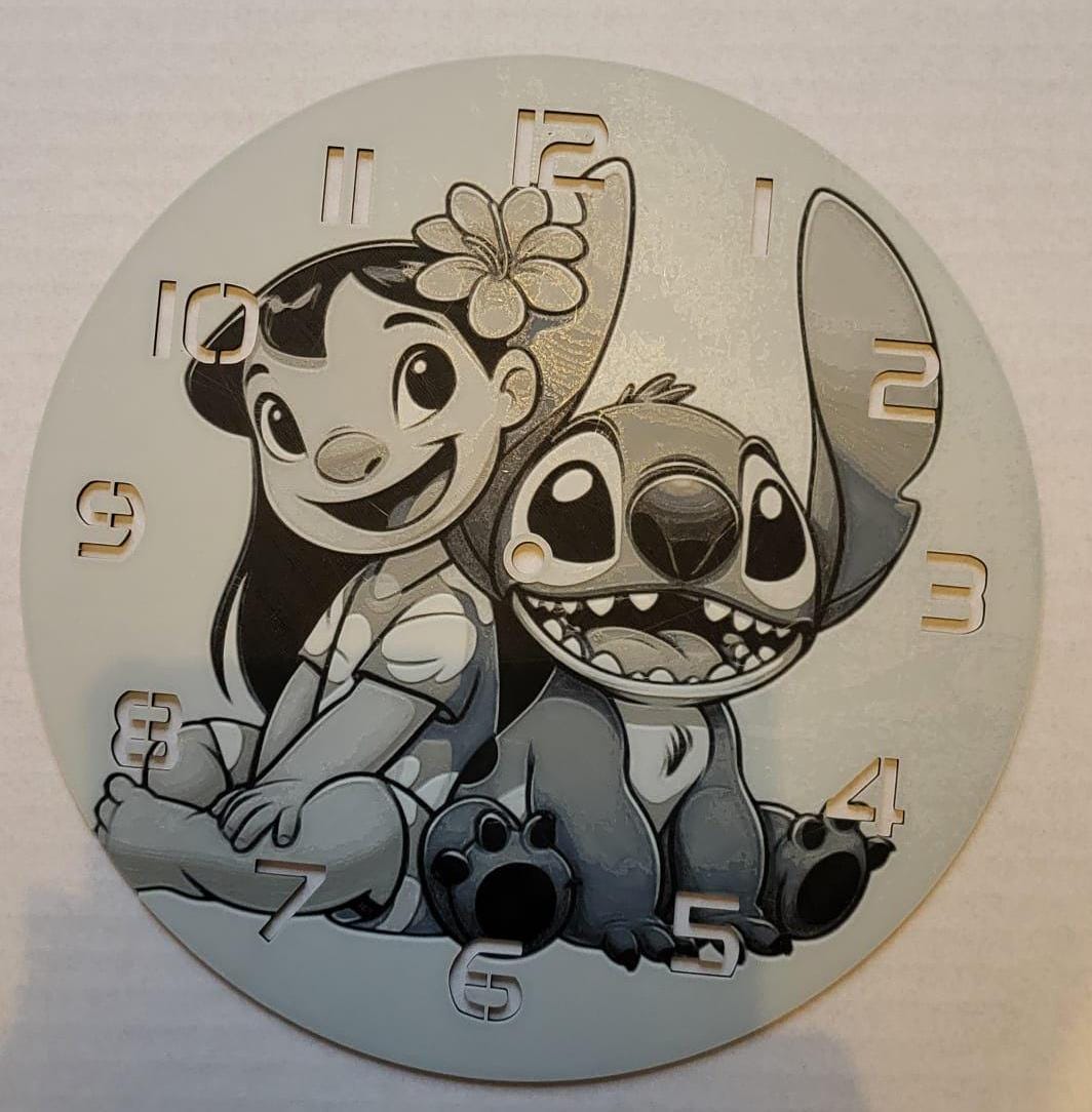 Lilo and Stich Clock - Etsy