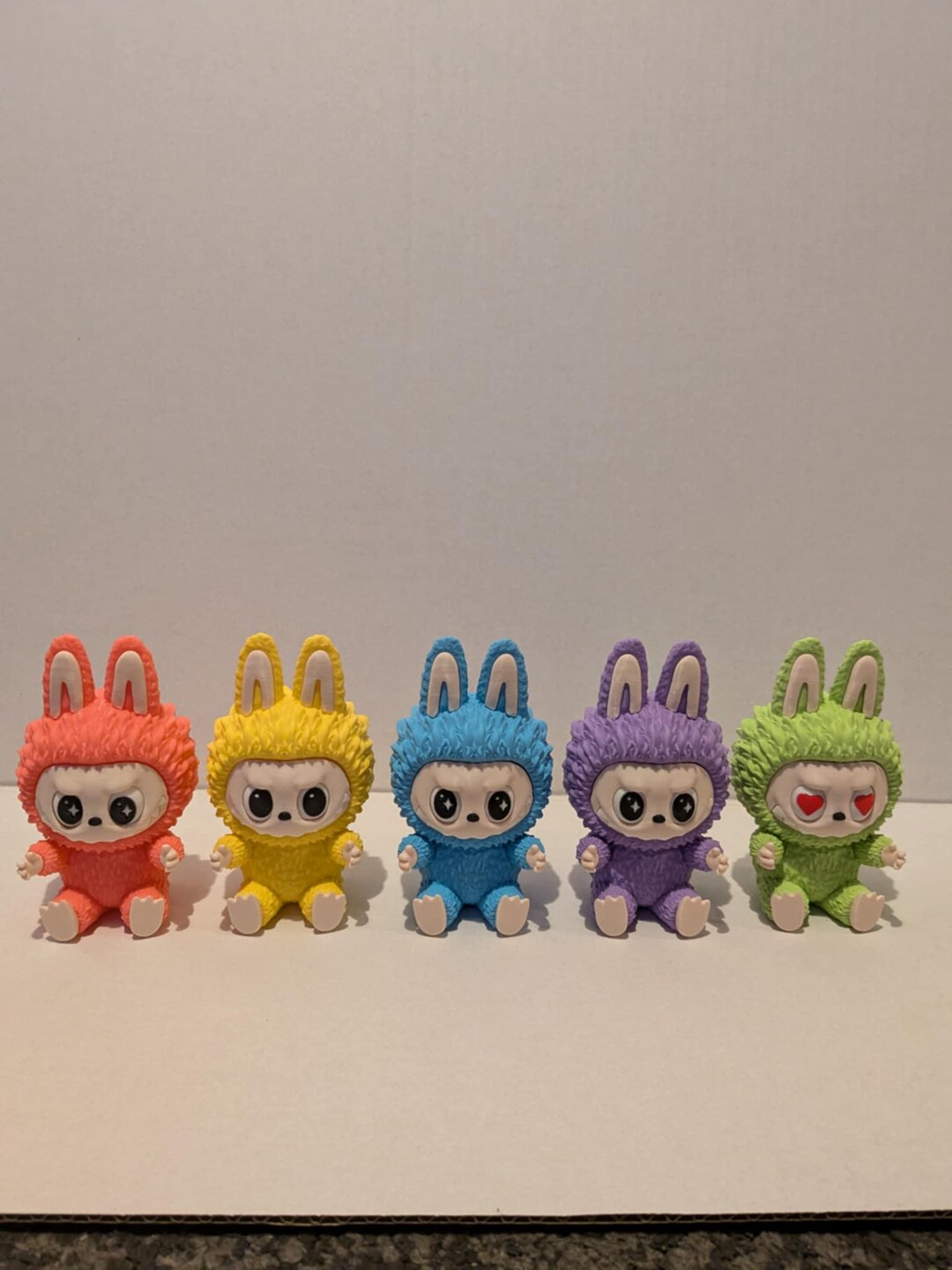 Labubu Collectable 3d Printed Figure With Rotating Eyes - Etsy