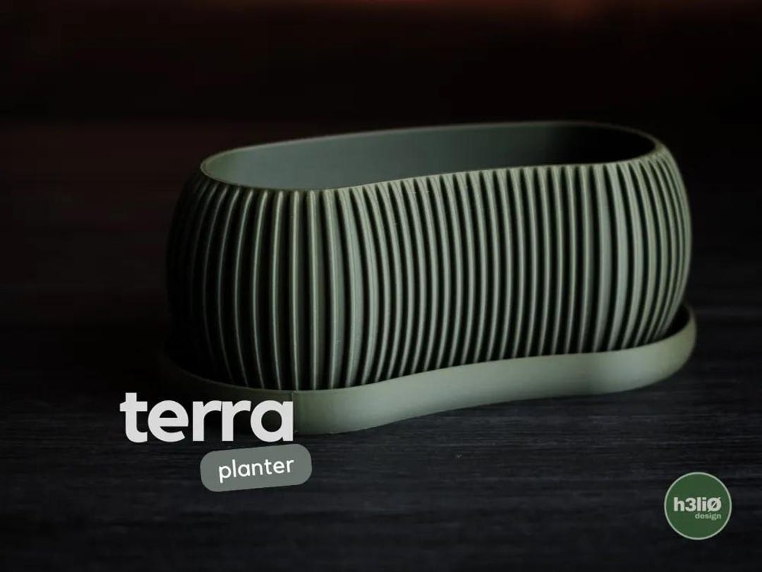 Terra · Planter. Designed by H3li0 - Etsy