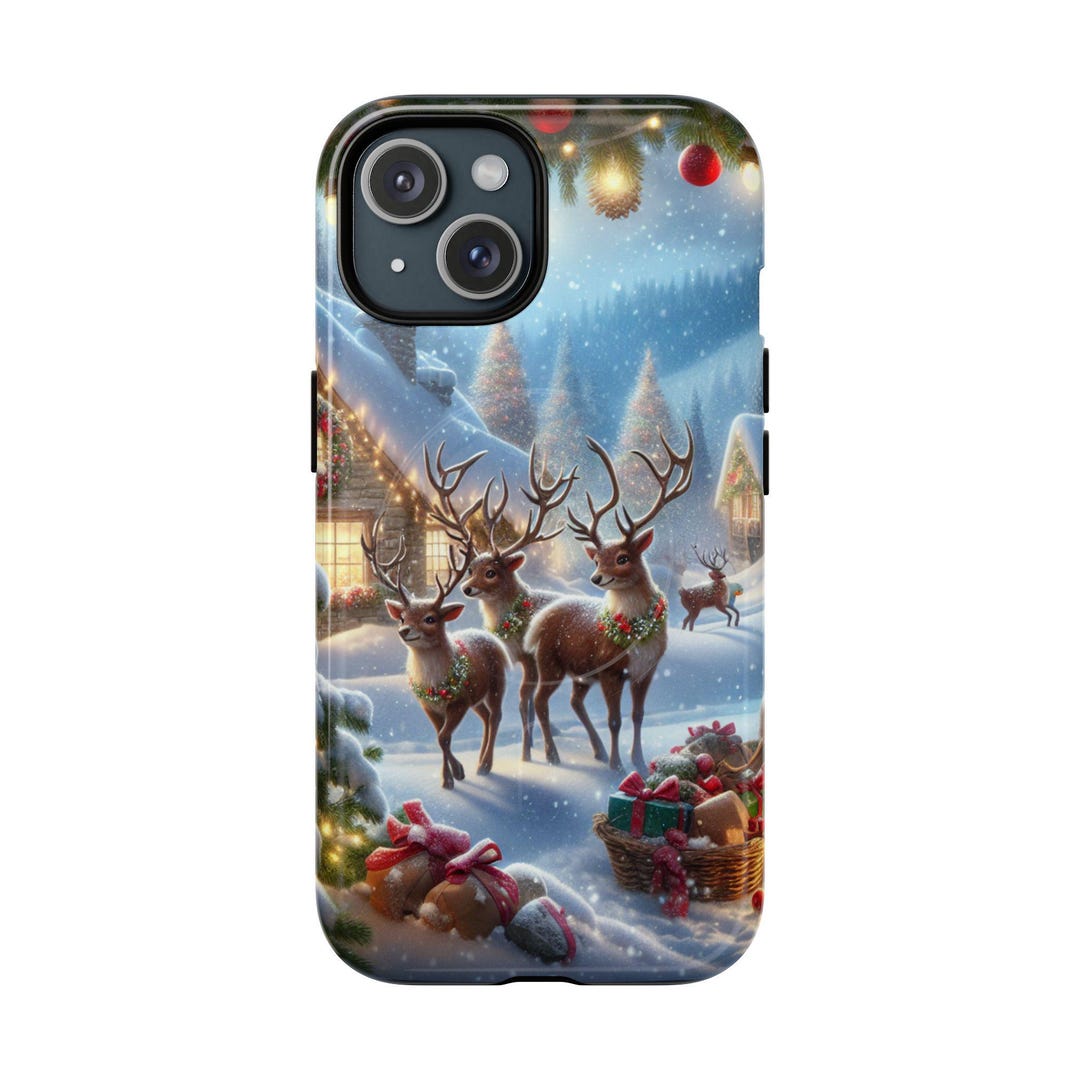 Christmas Tough Magnetic iPhone Cases, Festive Holiday Phone ...