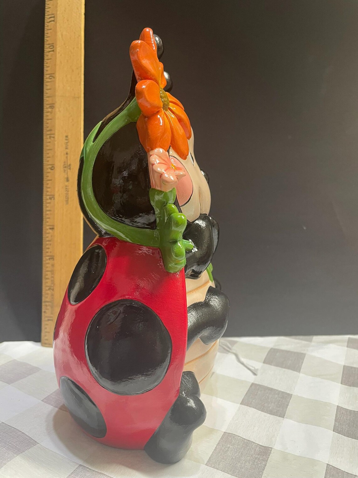 Ceramics, Lady Bug, Hand Painted, Yard Decor, Garden - Etsy