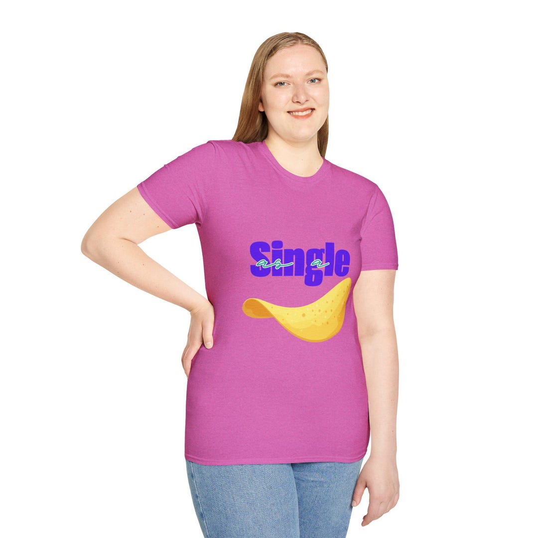 Single as a Pringle Tee: Embracing the Fun Side of Valentine's Day - Etsy