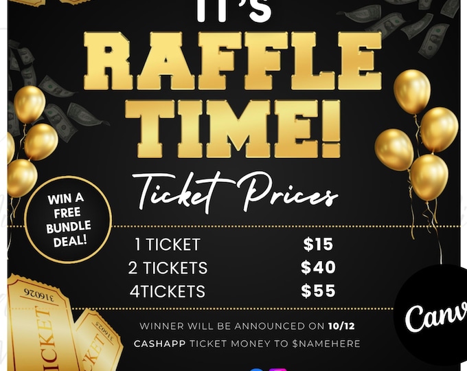 School Fundraiser Tier Prize Poster Template, Fundraising Poster, ASB ...