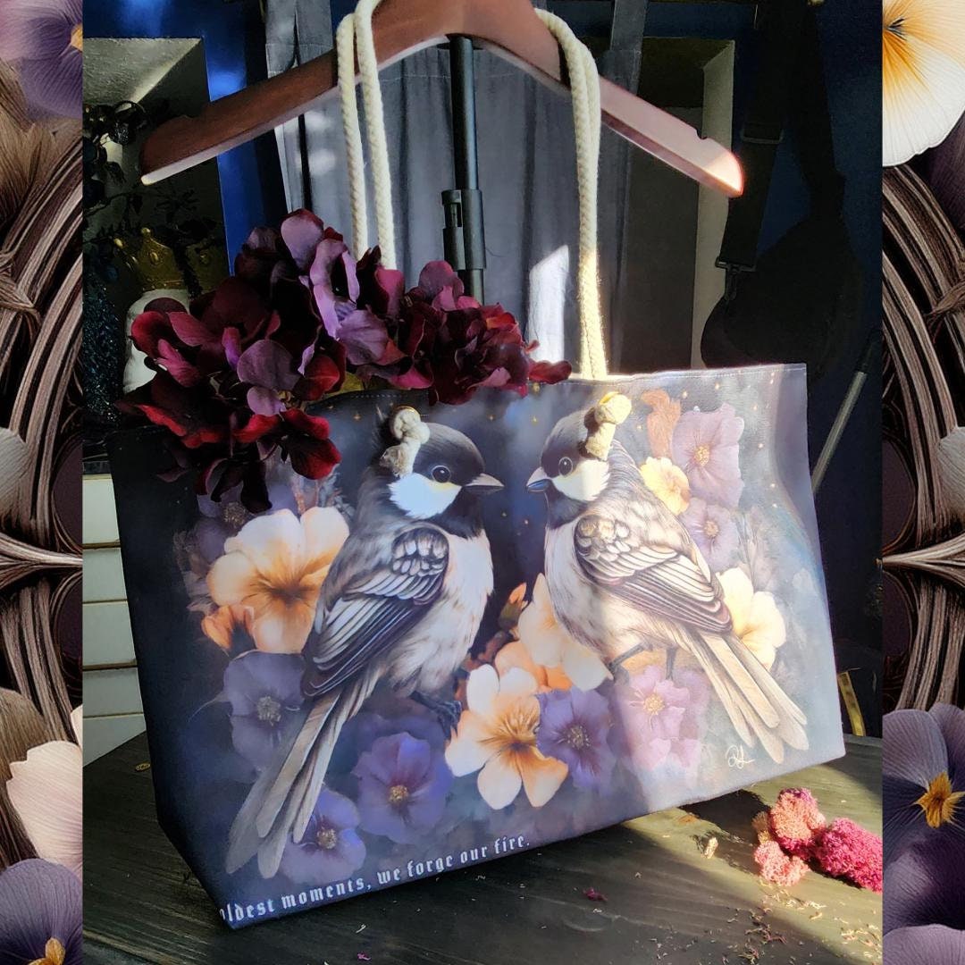 Motivating Gothic, Witchy and Dark Aesthetic February Themed Large Bag ...