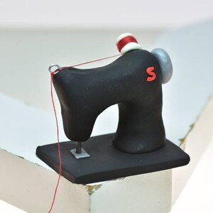 Sewing Machine Figurine, Fashion Doll Sewing Machine, 1:6 Scale ...