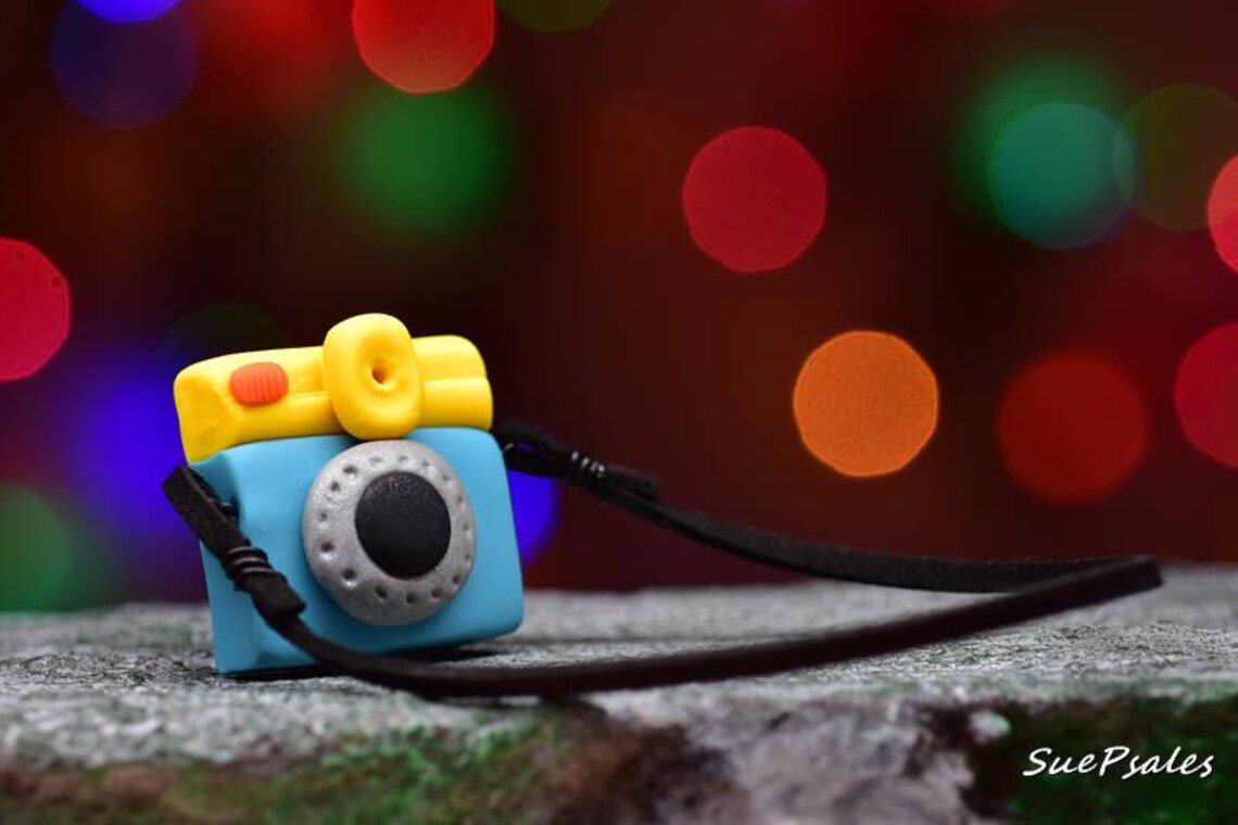 Polymer Clay Camera Ornament Camera Ornament Miniature - Etsy Canada