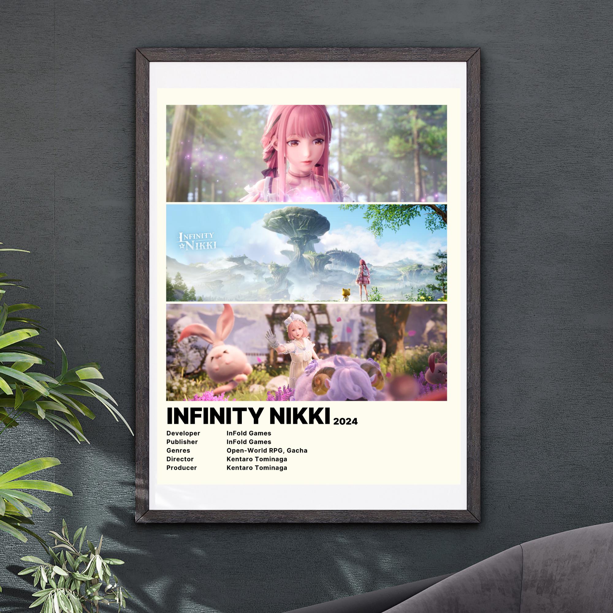 Infinity Nikki Game Aesthetic Print | Indie Gaming Poster | Hanging ...