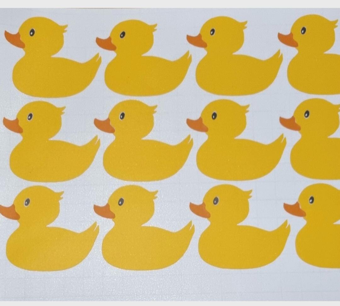 15 X Cute Rubber Duck Decals | Bathroom Decals | Bedroom Stickers - Etsy