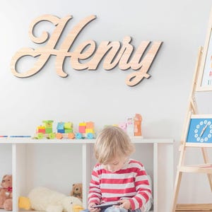 Custom Wooden Name Cutout Sign - Personalized Word Name Phrase Cutout ...