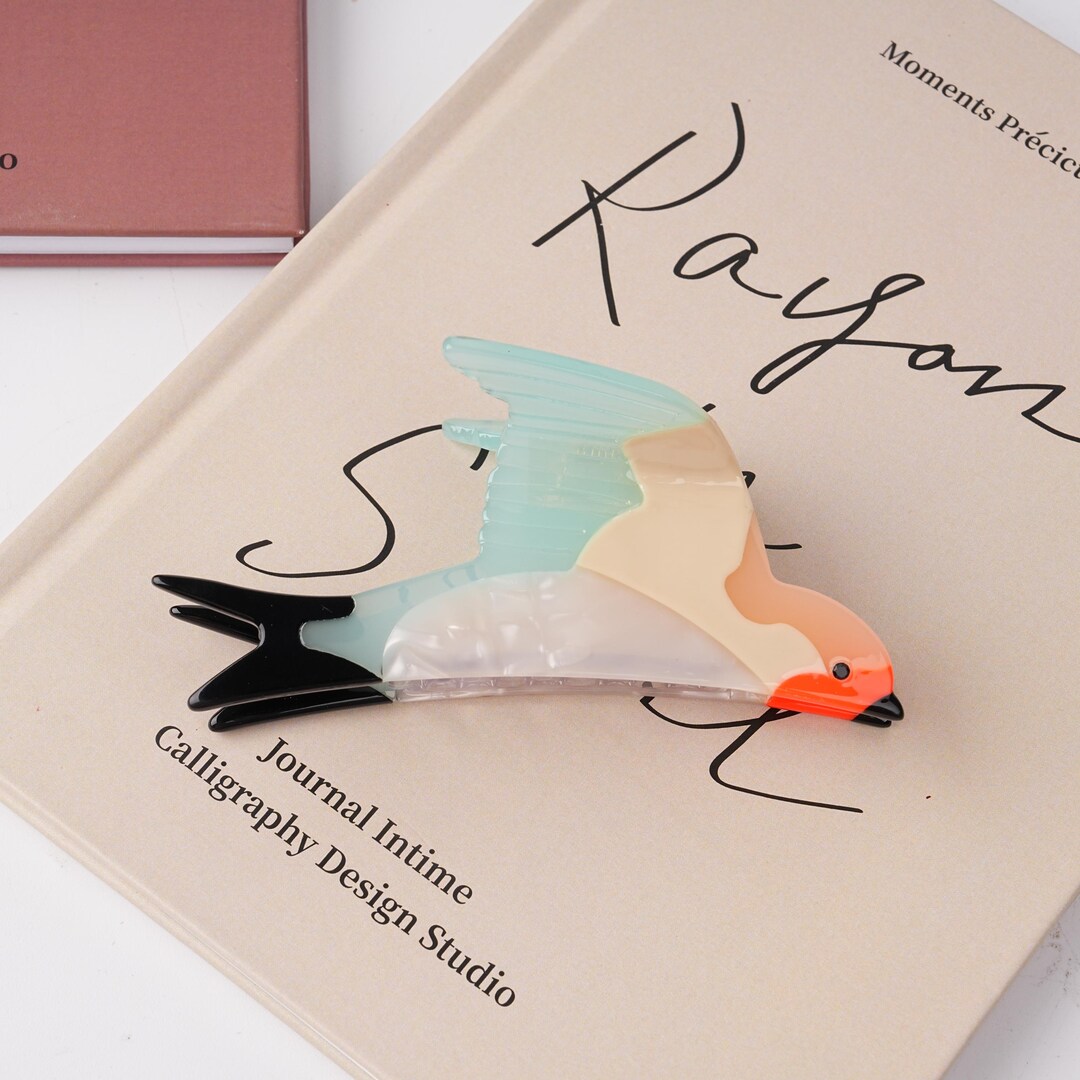 Cute Bird Hair Claws-back Order,adorable Swallow Clips,acetate Hair ...
