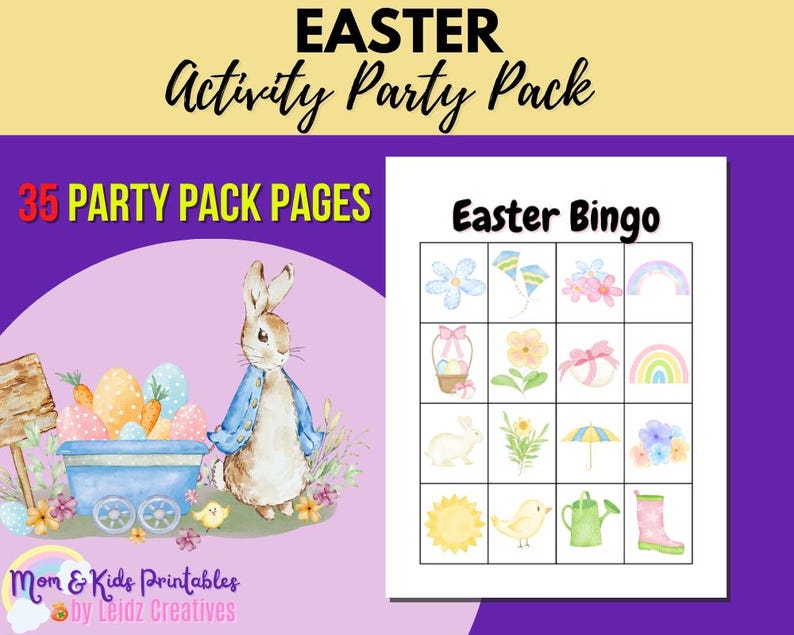 Easter Activity Party Pack | Printable Easter Games & Activities for ...