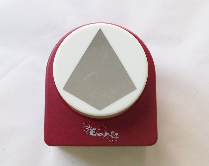 Emagination Large Diamond Shape Paper Punch - Etsy