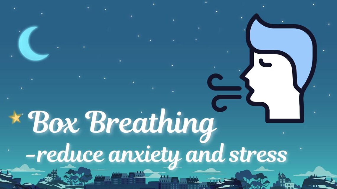 Box Breathing Worksheet - Etsy