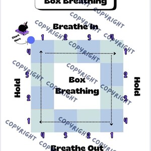 Box Breathing Worksheet - Etsy