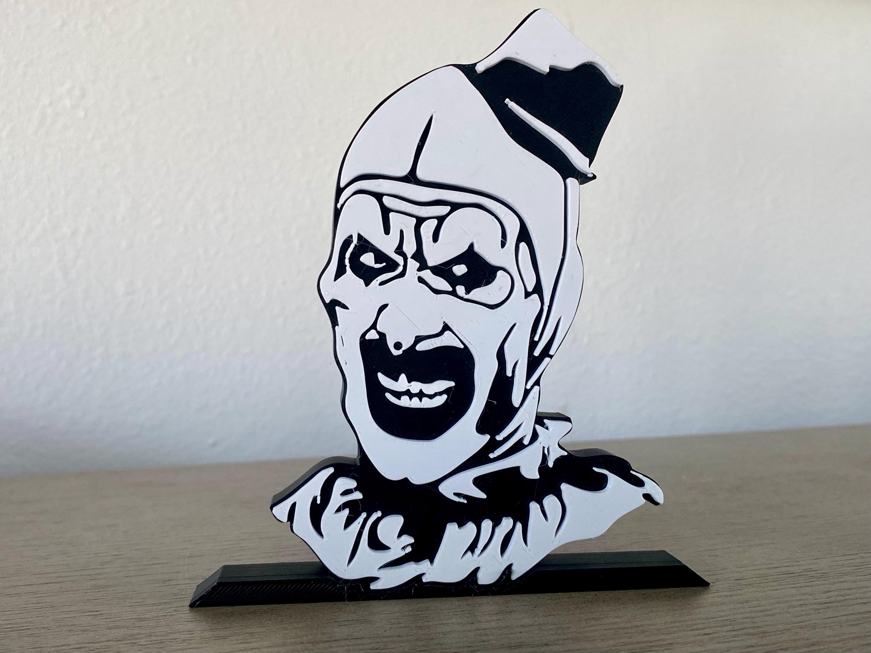 3D Printed Art the Clown Table Stand - Etsy Australia