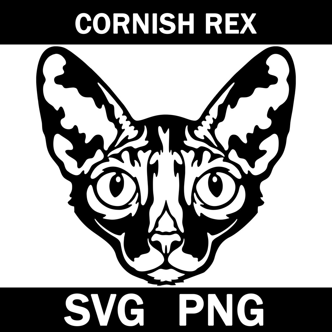 Cornish Rex Peeking Cat Svg, Png, Vector, Cricut, Clipart, Instant ...