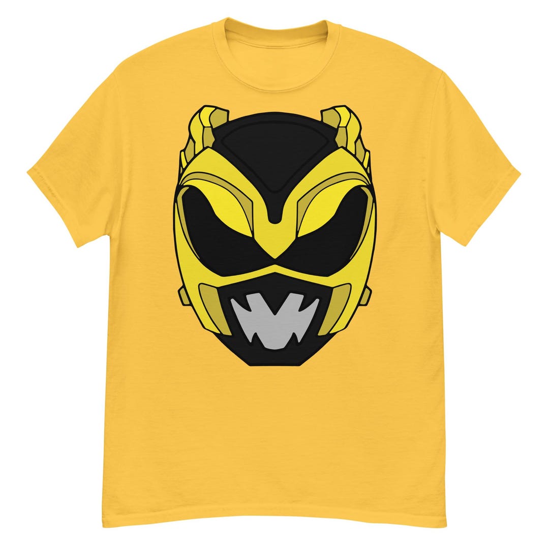 Power Rangers in Space Yellow Psycho Ranger Helmet T-shirt - Etsy