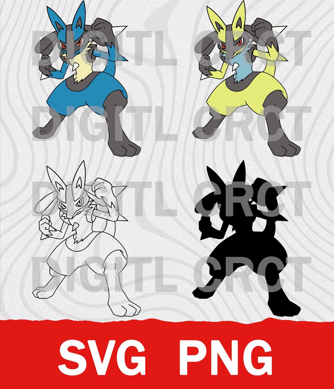LUCARIO Shiny Pokemon Vector, Pokemon SVG, Pokemon Png, Lucario Graphic ...