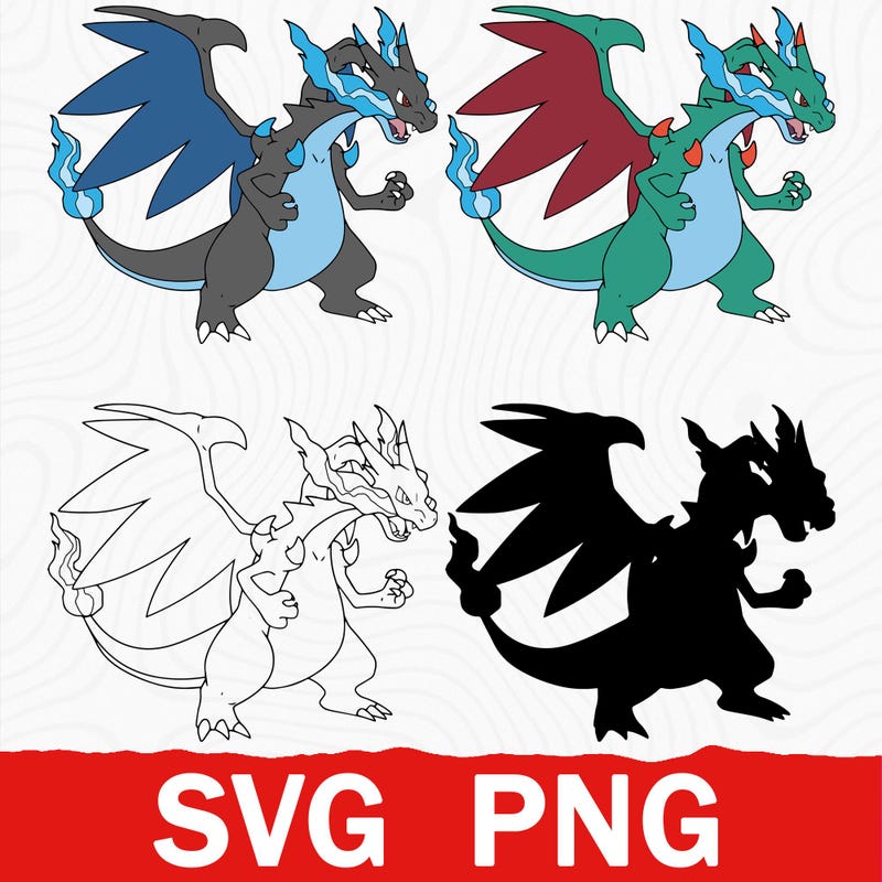 Charizard Art Cards - Etsy