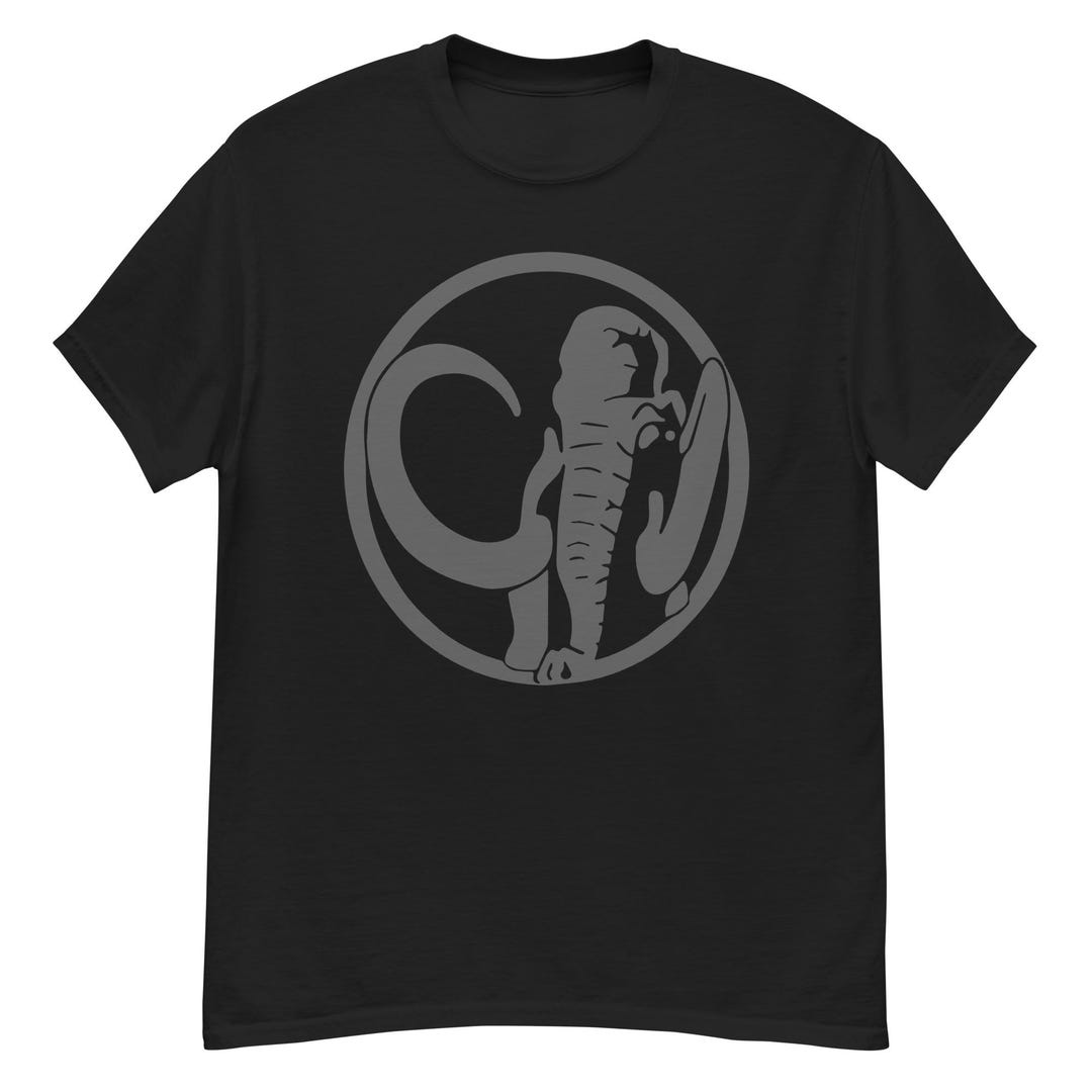 Mighty Morphin Power Rangers Black Ranger Mastodon T-shirt - Etsy