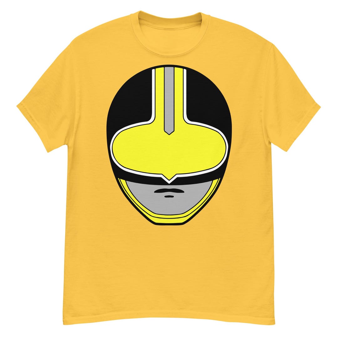 Power Rangers Time Force Yellow Ranger Helmet T-shirt - Etsy