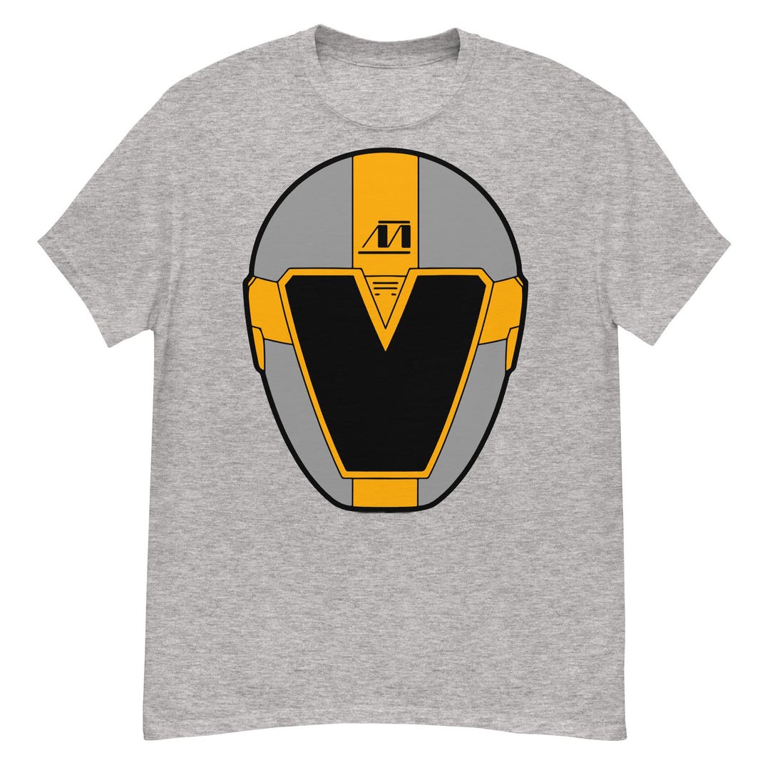 Power Rangers Lightspeed Rescue Titanium Ranger Helmet T-shirt - Etsy