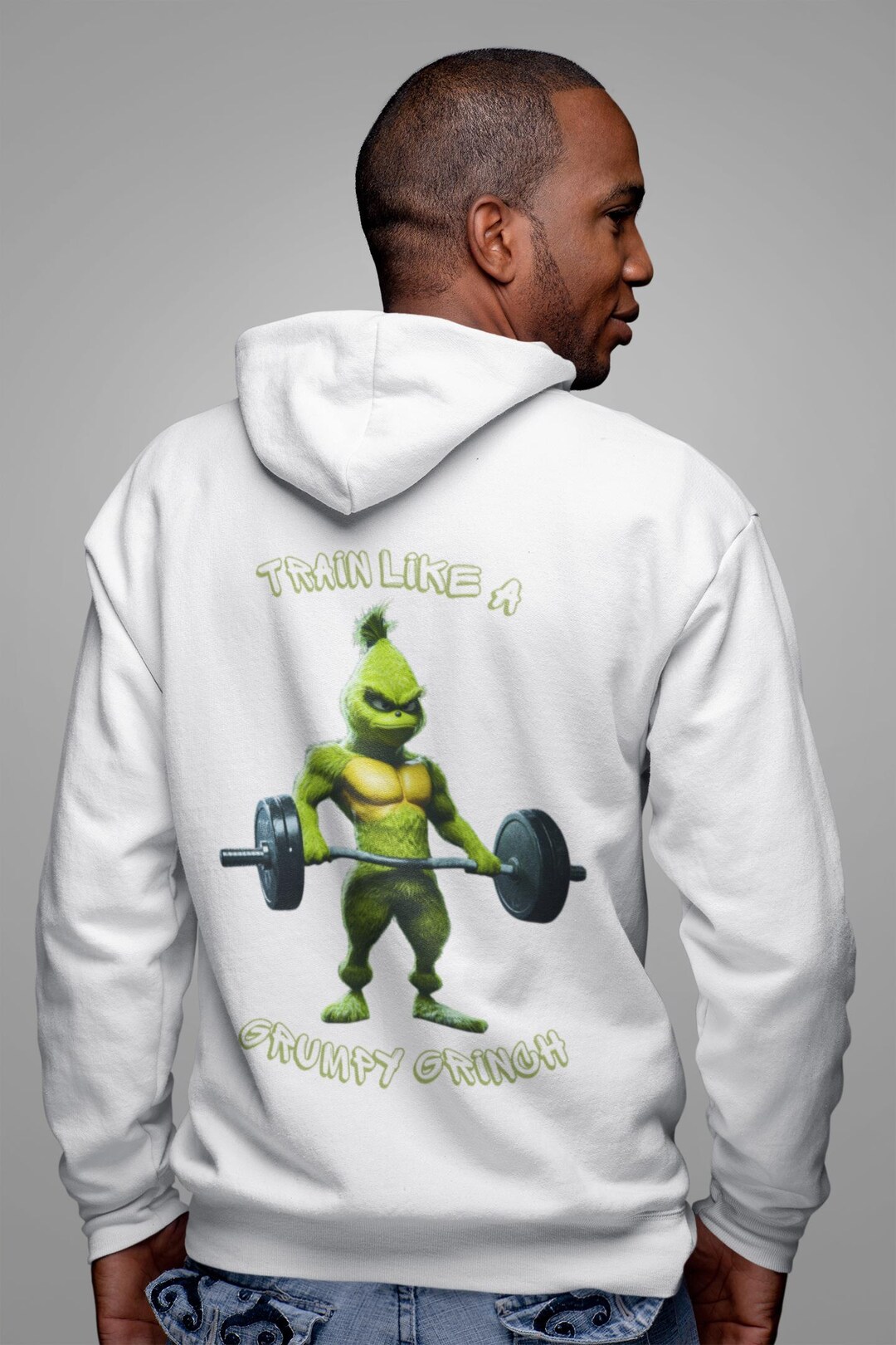 Train Like a Grumpy Grinch Zipper - Etsy