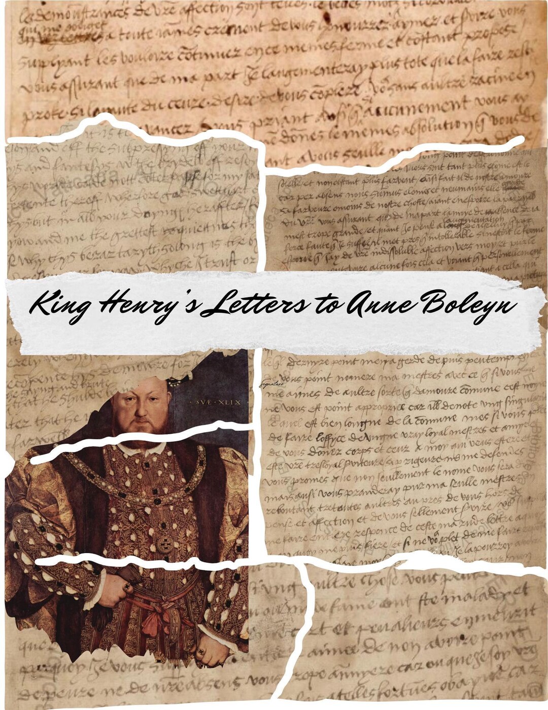 Old LOVE LETTERS From King Henry VIII to Anne Boleyn - Etsy