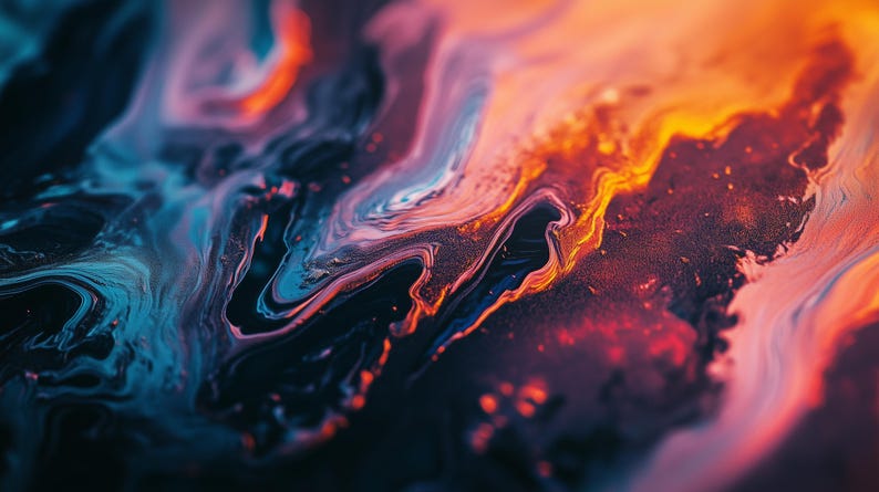 Liquid Refraction, Abstract Art, Background Image, Desktop Wallpaper ...